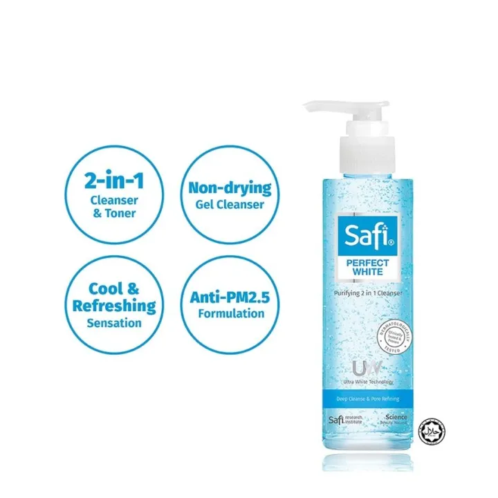 Safi Perfect White 2 In 1 Cleanser 160ml | Lazada