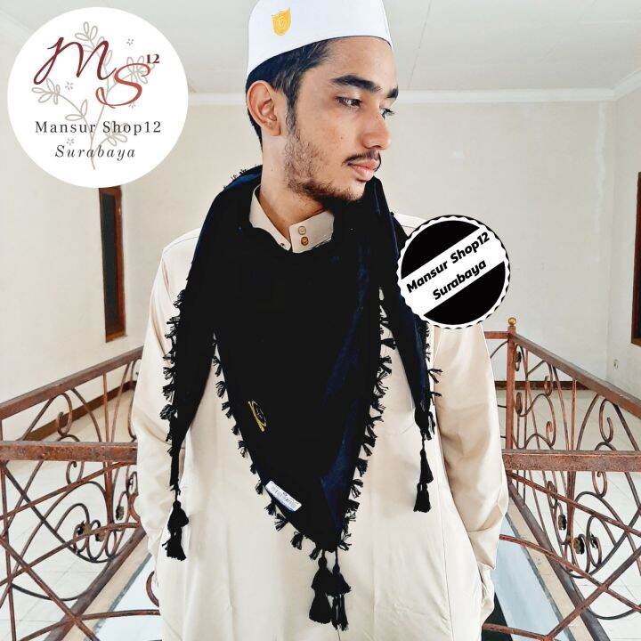 Sorban Hitam Polos Almas Koncer | Lazada Indonesia