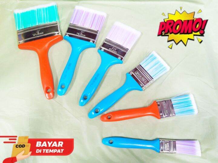 Kuas Nylon Brush King 555 Kuas Cat Nilon Kuas Nilon Kuas Plastik Kuas ...