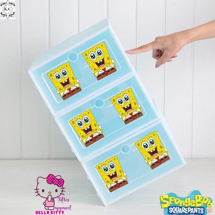 SpongeBob 3pcs shoe box set | Lazada PH