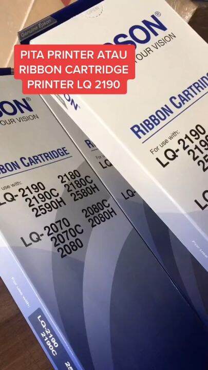Epson LQ 2190, LQ 2180 Original | Ribbon Cartridge - Pita Printer - Dot ...
