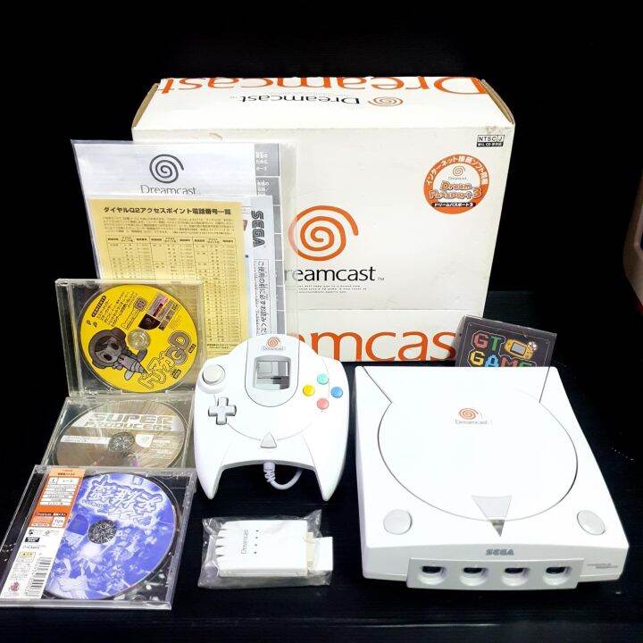 Sega Dreamcast HKT-3000 Boxed 90%🕹 🇯🇵ORIGINAL JAPAN 🔋110V. ( 1998 ...