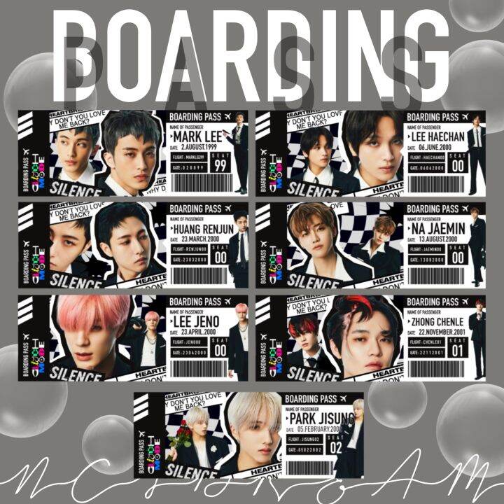 ️ Boarding Pass ️ ตั๋วเครื่องบิน nct dream | Lazada.co.th