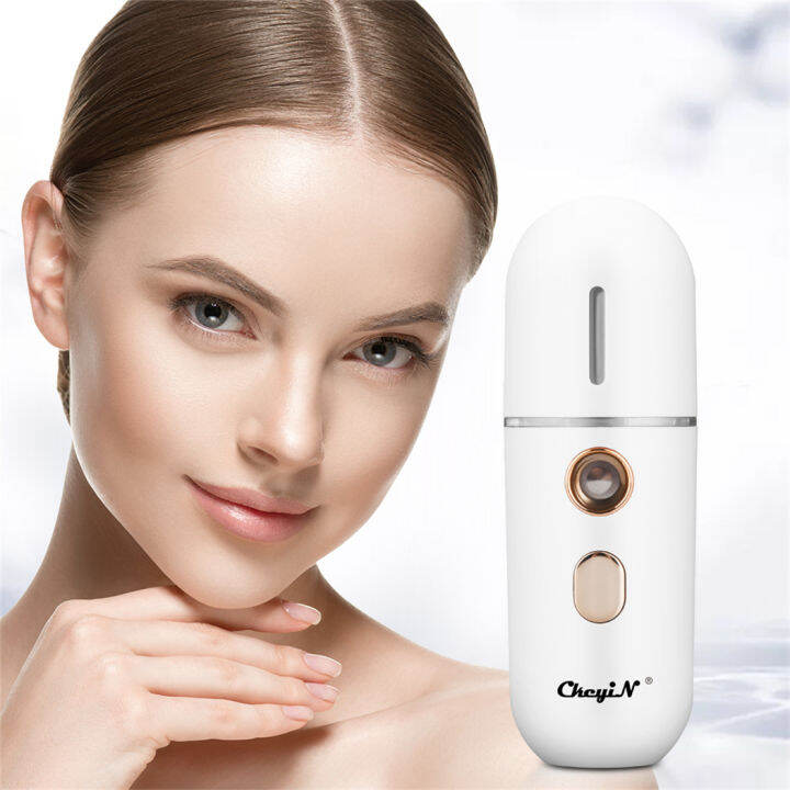 Ckeyin Portable Mini Nano Facial Mist Bottle Rechargeable Moisturizing