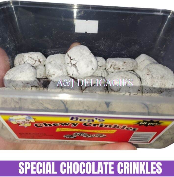Special Chocolate Crinkles In a Tub (60 Pcs per Tub) | Lazada PH