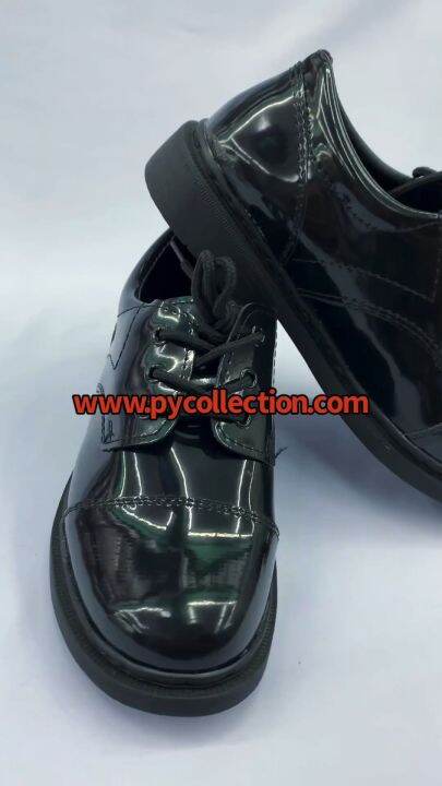 SC6189 - Kasut Potong Kawad kilat Kadet PVC / KASUT KADET KULIT ...