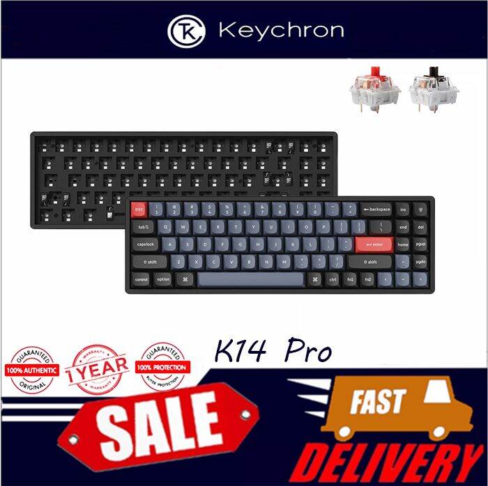 Keychron K14 Pro QMK/VIA Wireless RGB Mechanical Keyboard | Lazada PH