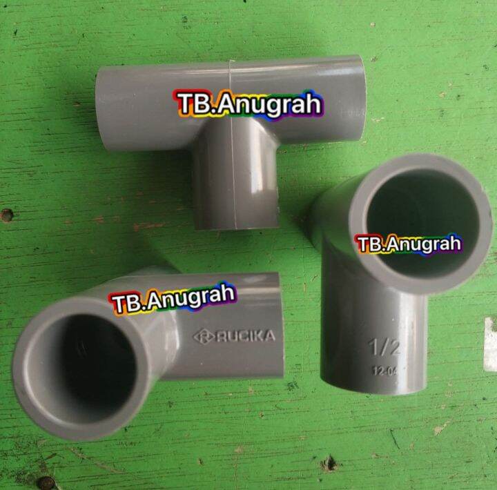 TEE AW 1/2“ FITTING PIPA PVC MERK RUCIKA T | Lazada Indonesia
