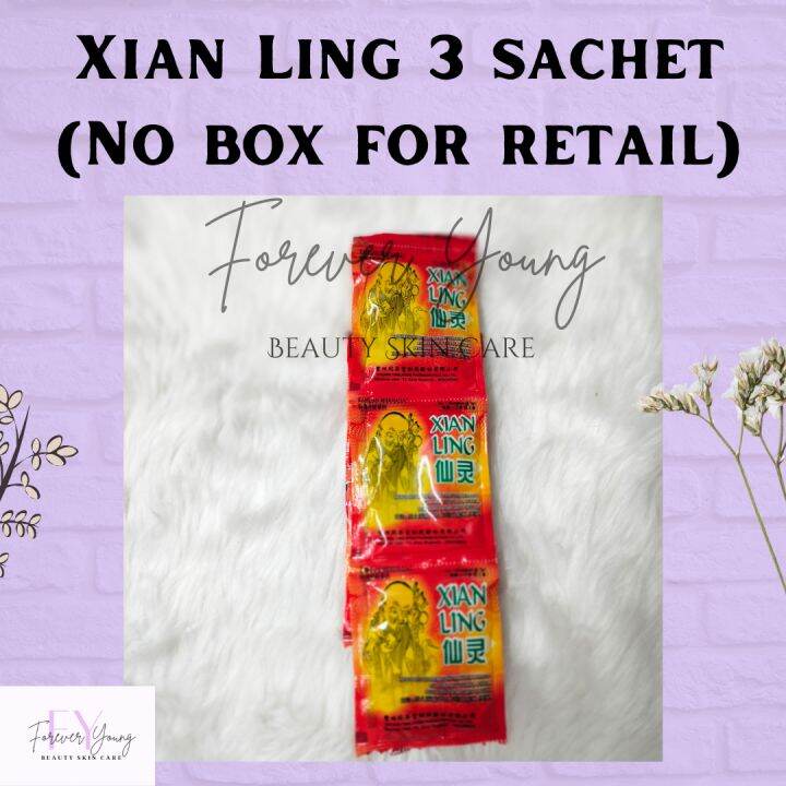 Xian Ling Herbal Tea 3Sachet only no box for retail | Lazada PH