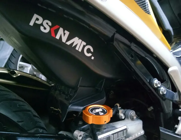 PSKNMTC stiker pasukan matic cutting ukuran panjang 14cm lebar 2.3cm ...