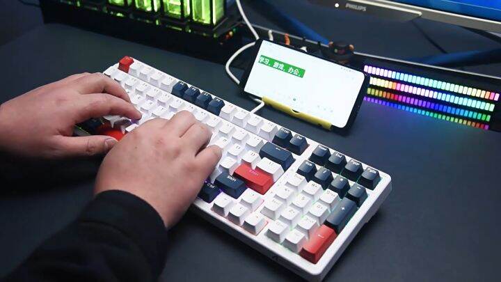 Bàn Phím Cơ Attack Shark K98 RGB HotSwap Rivet LED RGB, 55% OFF