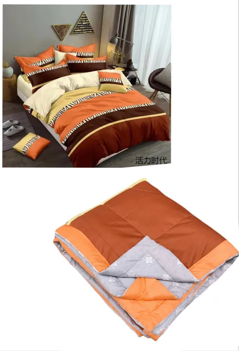 New arrivals US Cotton 5ni1 Set REVERSIBLE COMFORTER SETS Baliktaran ...