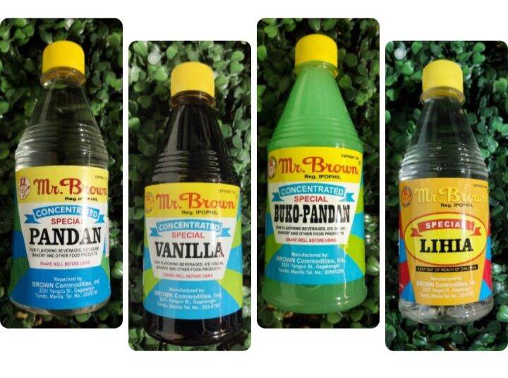 Mr. Brown Flavorings Vanilla/Buko Pandan/Pandan/Lihia 350m | Lazada PH