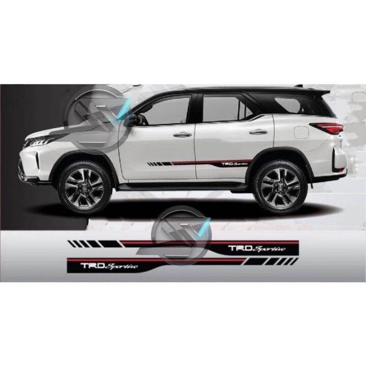 (Ready Stock) S28# TOYOTA FORTUNER Trd Sportivo Car Body Vinyl Decal ...