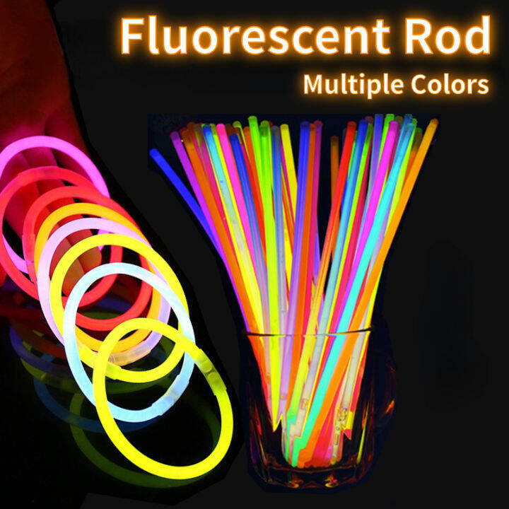 LYZRC Concert cheering props, flash sticks, 100 luminous bracelets ...