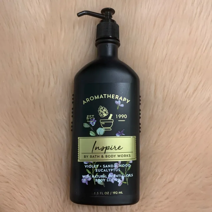 Bath And Body Works Aromatherapy Inspire Violet Sandalwood Eucalyptus