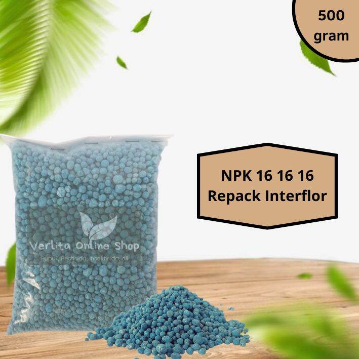 NPK 16 16 16 Repack 500gram Interflor | Lazada Indonesia