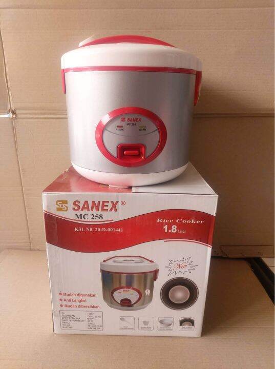 magic com sanex 258 ukuran 1,8 liter | Lazada Indonesia