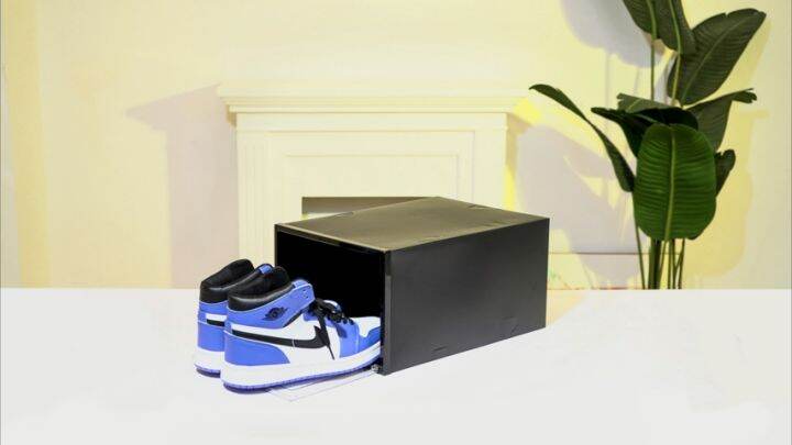 Basketball Big Size Shoe Box Storage hard case Organizer Clear Plastic ...