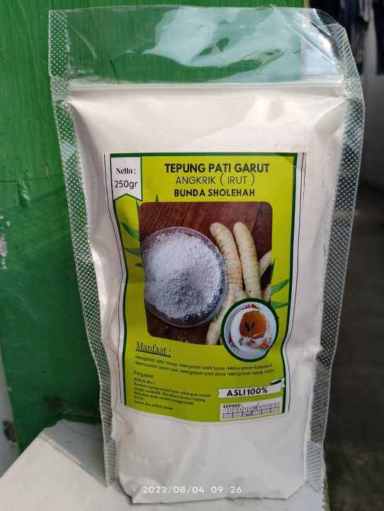 tepung irut / Pati Garut untuk asam lambung dan pencernaan,produk by ...
