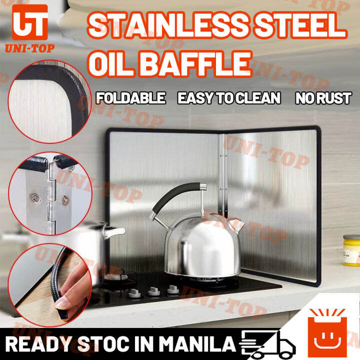 304 stainless steel oil baffle kitchen stove high temperature heat ...