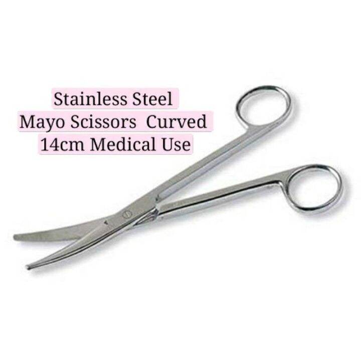[CURVE 14cm] Stainless Steel Surgical Hemostat / Needle Driver / Kelly ...