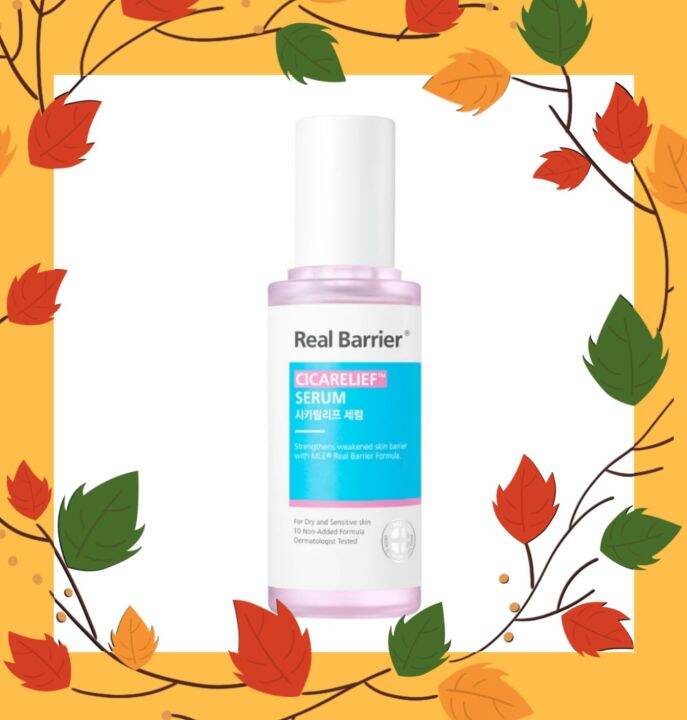 Real Barrier Cica Relief Serum 40 ml. เรียล แบริเออร์ เซรั่มลดรอยแดง ฉลากไทย Exp. 01/2025 ...