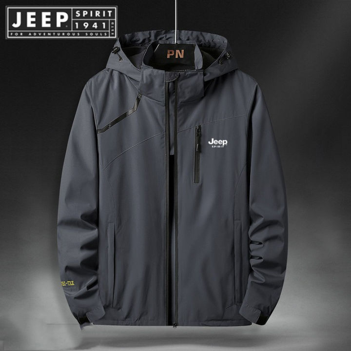 JEEP SPIRIT 1941 ESTD Winter Jacket Men 'S Travel Outdoor Waterproof ...