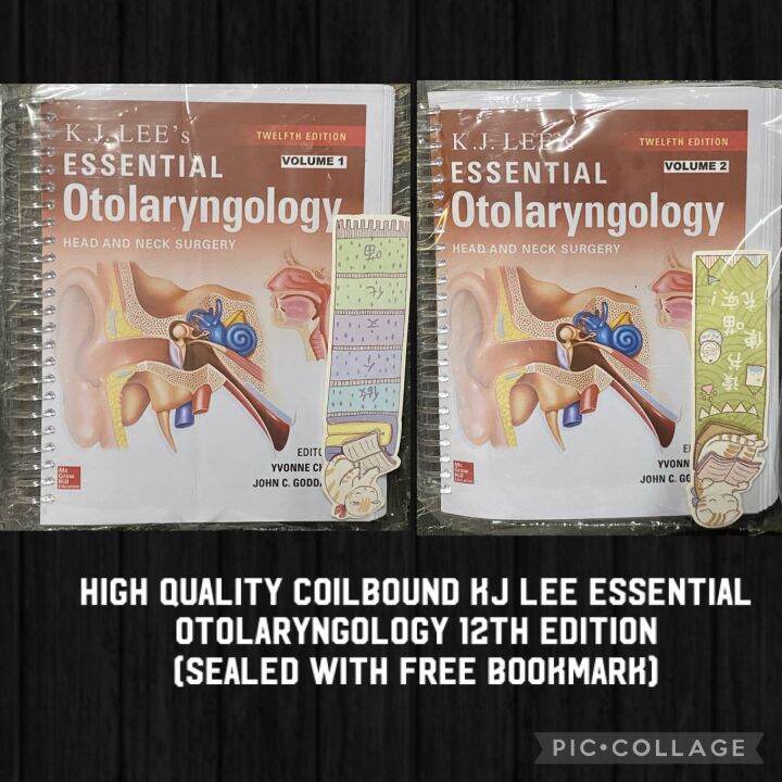 KJ Lee Essential Otolaryngology Head and Neck Surgery 12th Edition ORL ...