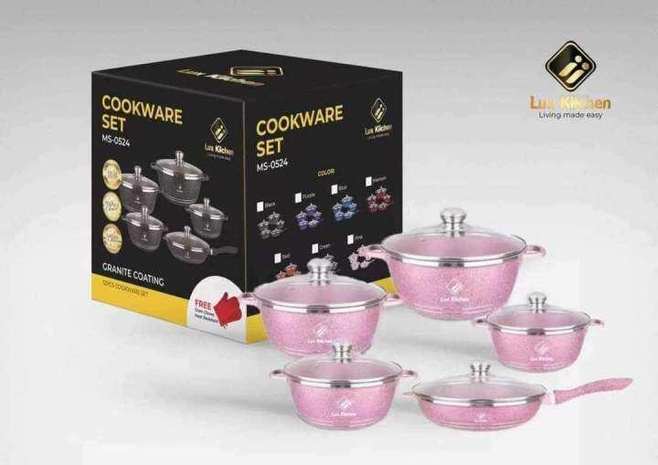 LUX KITCHEN COOKWARE CASSEROLE SET NON STICK HIGH QUALITY | Lazada PH