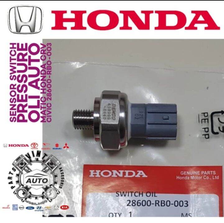 SENSOR SWITCH PRESSURE OLI AUTOMATIC HONDA CRV CIVIC 28600-RBO-003 ...