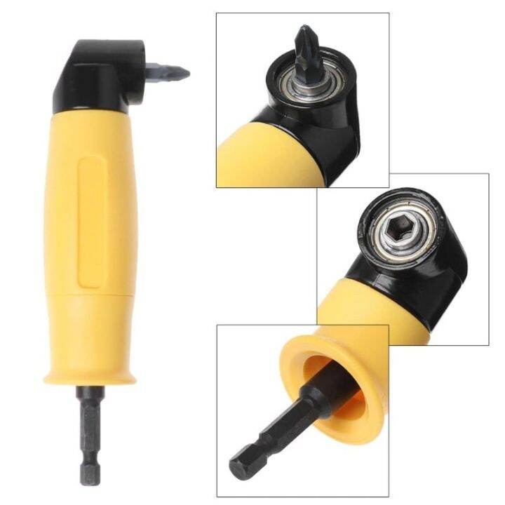 90 Degree angled Electrical drill Right angle Driver Reversible Ratchet ...