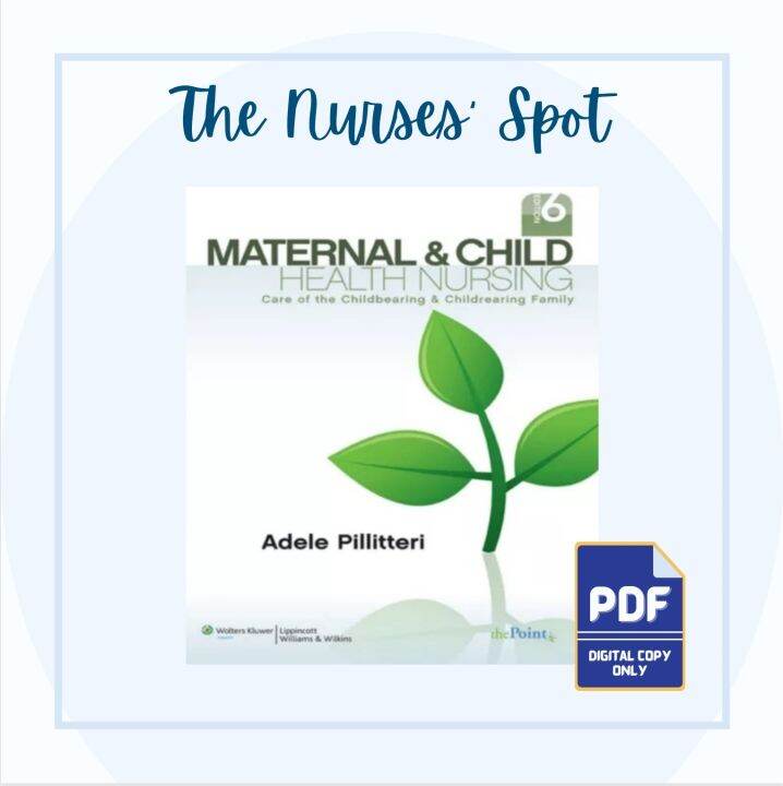 Maternal and Child Health Nursing 6th Edition Adele Pillitteri | Lazada PH