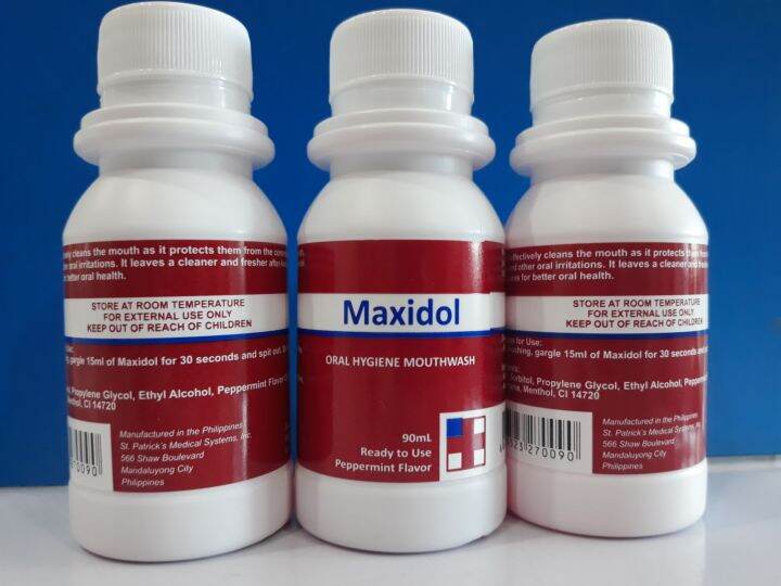Maxidol (hexetidine) oral hygine mouthwash | Lazada PH