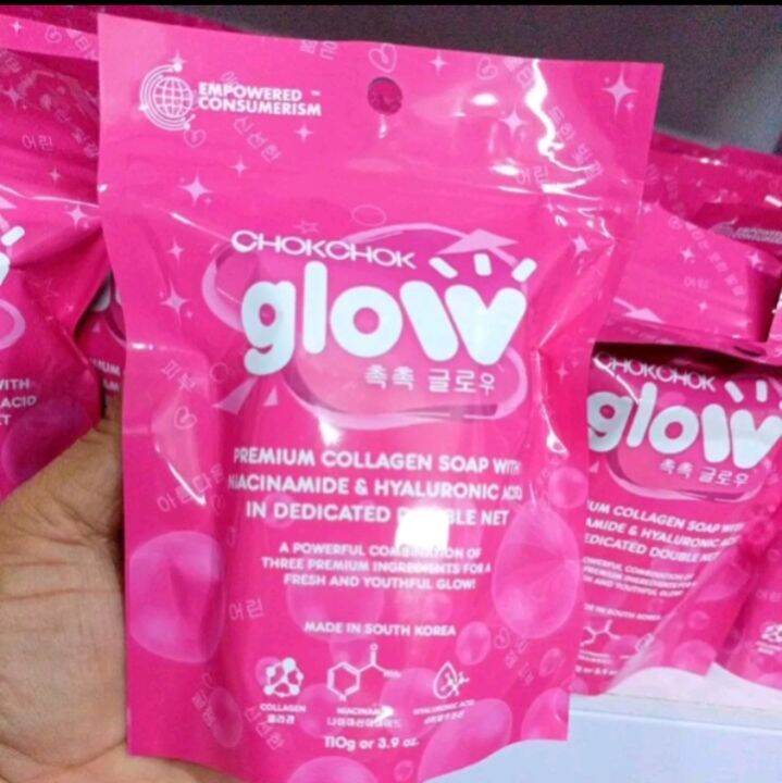 1 PACK CHOKCHOK GLOW PREMIUM COLLAGEN SOAP | Lazada PH