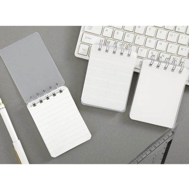 BLANK NOTEPAD OR MEMOPAD Transparent Spiral Notebook (High Quality ...