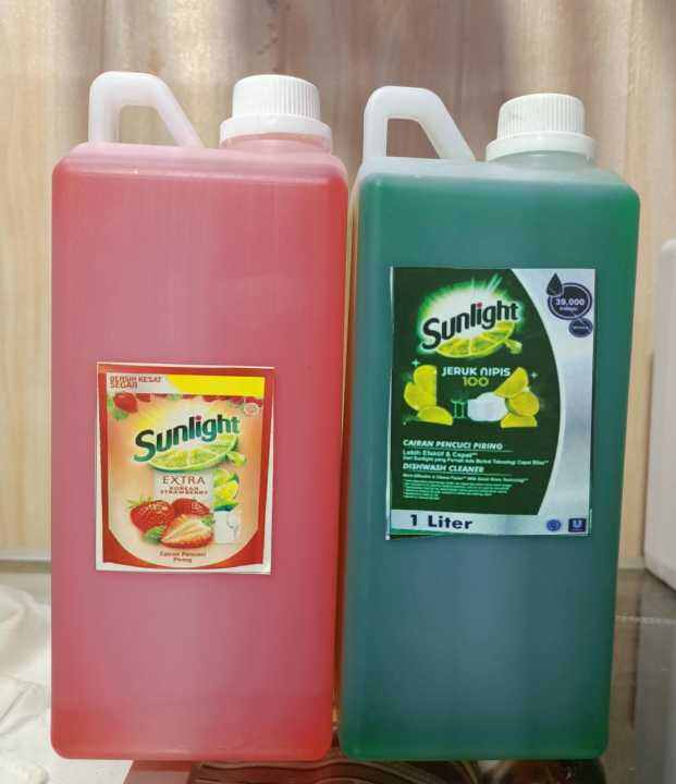 sunlight sabun cuci piring botolan 1 liter original | Lazada Indonesia