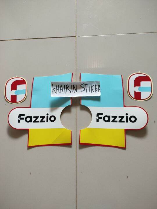 striping stiker fazzio 2023 merah ful original | Lazada Indonesia