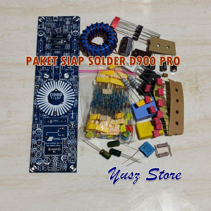 Paket DIY D900 Plus Speaker Protector Class D Power Amplifier PCB Part ...