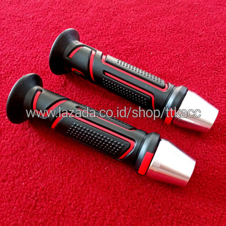 Handgrip Model TDR+Jalu Stang Chroem Grip Universal/Bisa Untuk Semua ...