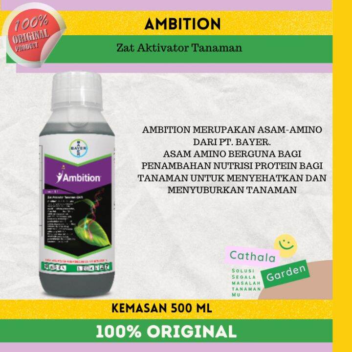 AMBITION KEMASAN 500 ML | ASAM AMINO + ZPT | Lazada Indonesia