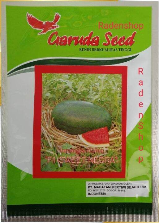 Bibit Semangka Inul F1 SWEET NEGRA Isi 10 Gram | Benih Semagka | Biji ...