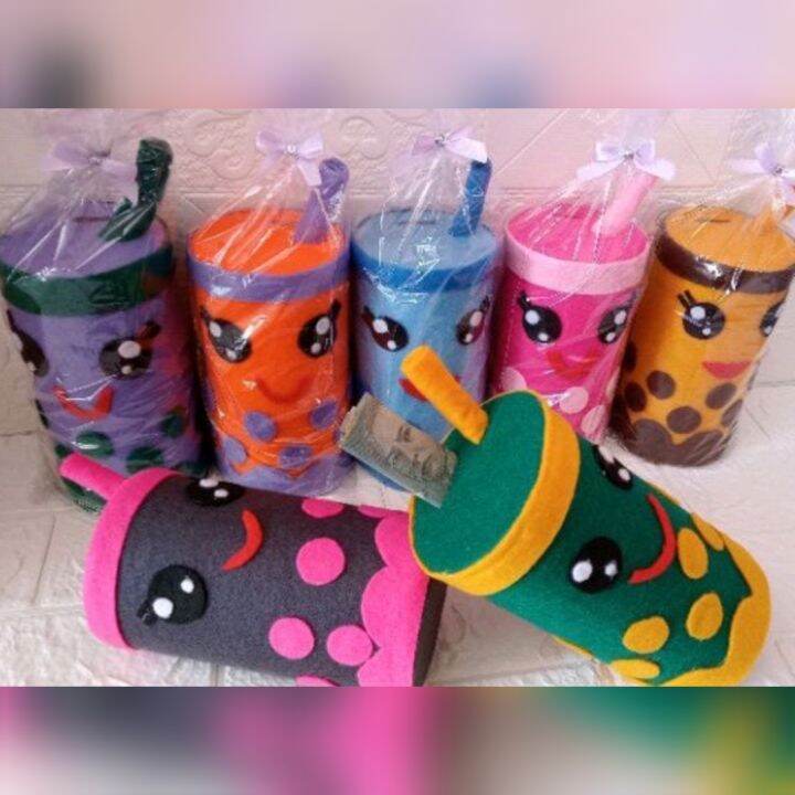 celengan boba karakter/celengan bermotif lucu | Lazada Indonesia