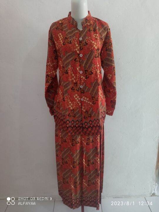 Setelan batik nenek ( atasan + rok ) | Lazada Indonesia