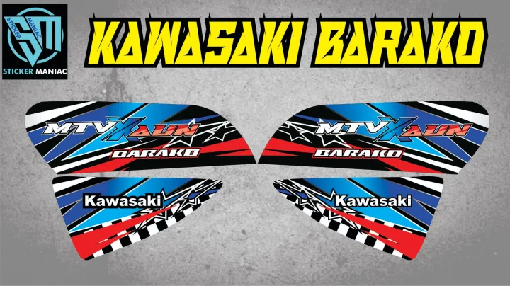 Kawasaki barako decal sticker | Lazada PH
