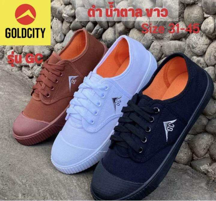 Gold city-GC FC001 รองเท้านักเรียนโกลด์ซิตี้รุ่นGC | Lazada.co.th