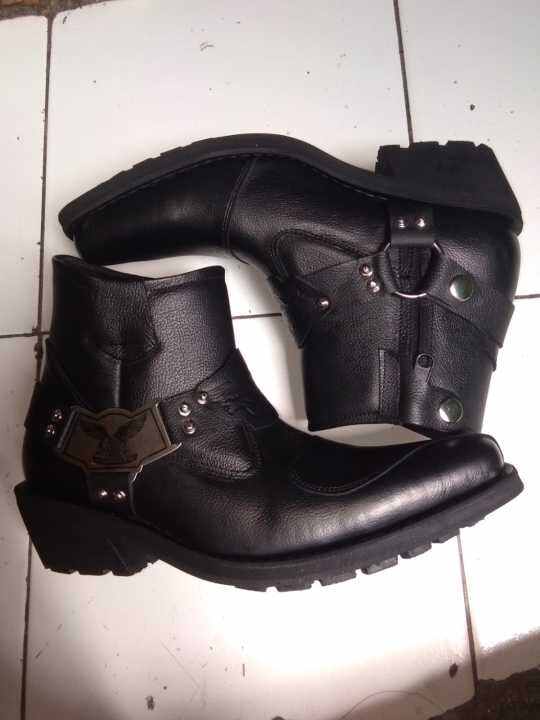 SEPATU JENGGEL PRIA MODEL DEPAN KOTAK RING GARUDA TERBARU 2022 | Lazada ...