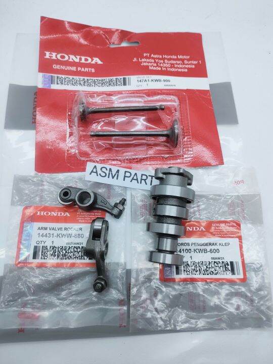 Paket noken as+platuk klep+klep set+seal klep Honda Blade Revo abs kwb ... Paket noken as+platuk klep+klep set+seal klep Honda Blade Revo abs kwb ...