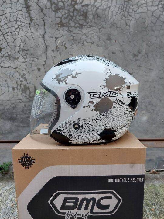 HELM BMC MILAN KORAN WHITE ORIGINAL | Lazada Indonesia