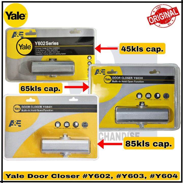Yale Door Closer W/ Hold Open #Y602, #Y603, #Y604 | Lazada PH